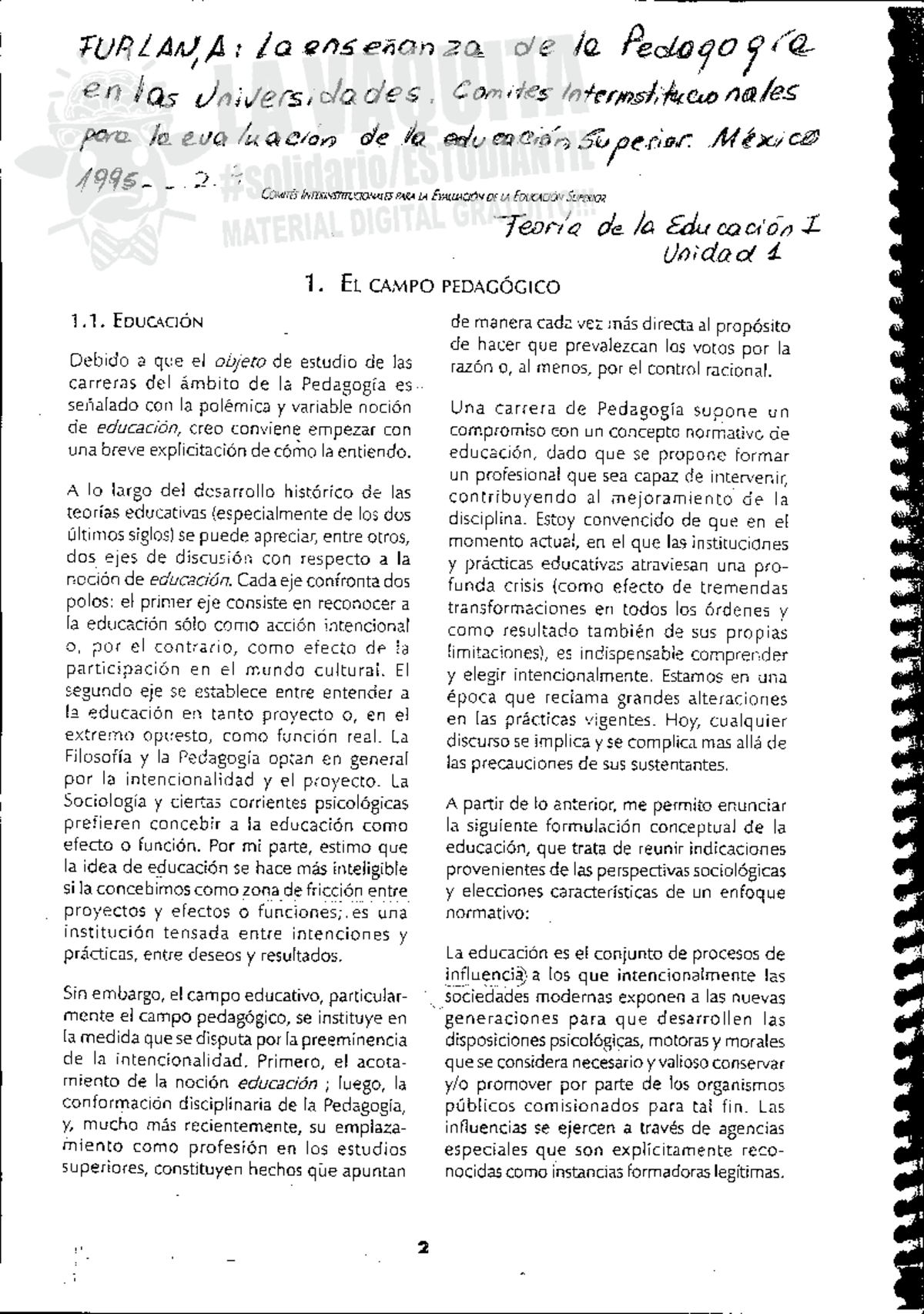 Furlan - La enseñanza pedagogica - FURLAN,A la ens enan 20 de ja ...