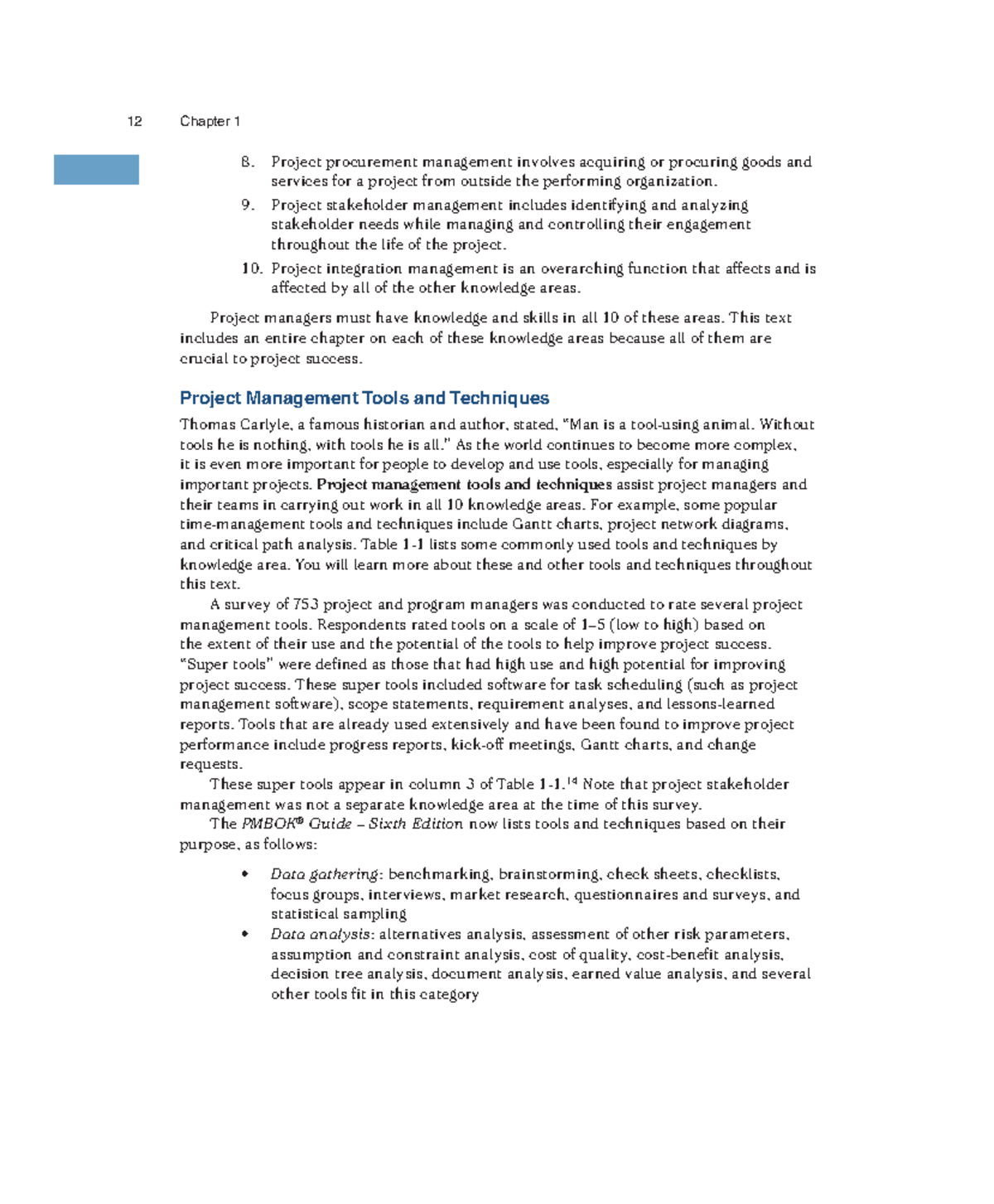 Information technology project management 13 - 12 Chapter 1 Project ...