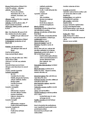 BIO 222 - Outline - Exam 2 study guide - Update 2022 - BIO 222 – Exam 2 ...