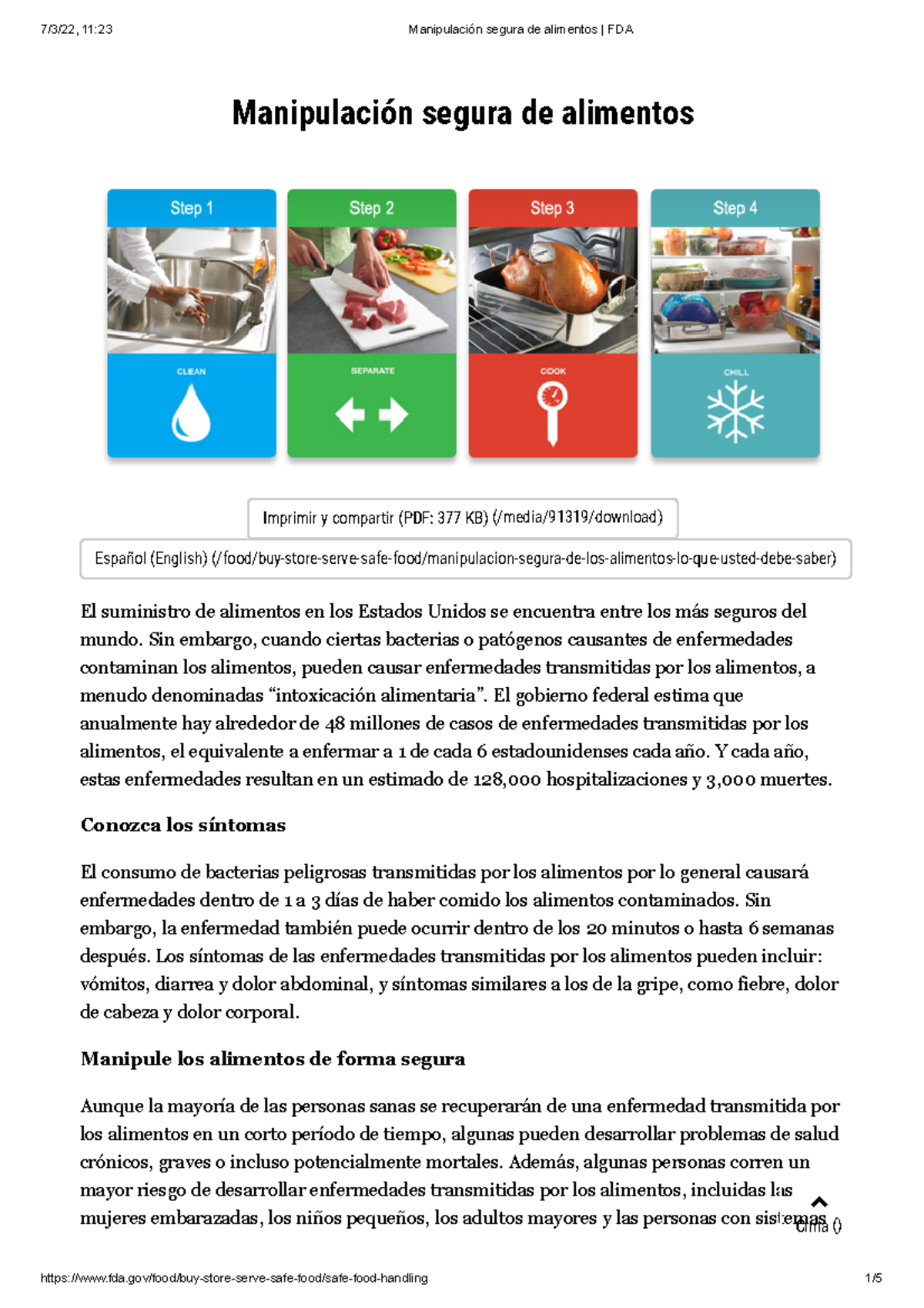 3 formas de descongelar carne Manipulación segura de alimentos FDA ...