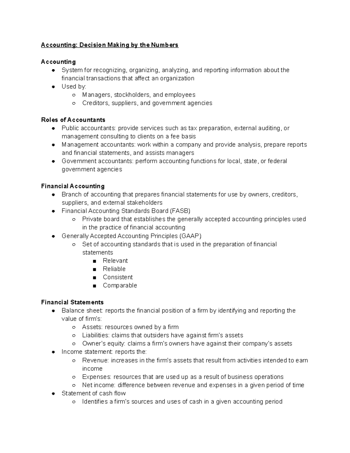 Chapter 8 - Tyler Custis - Accounting: Decision Making by the Numbers ...