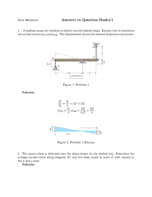 MT1-19 - Mid-term Exam 1 - Name: UH ID: MECE3369 Solid Mechanics: Mid ...