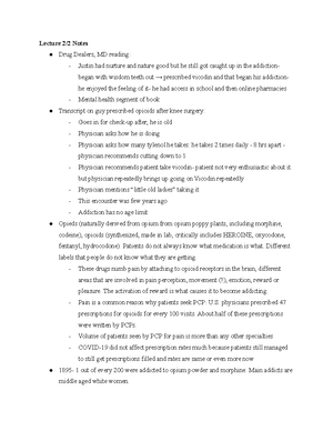 Lecture notes 1.17 p. 1 - Moving from the golden age of medicine and ...