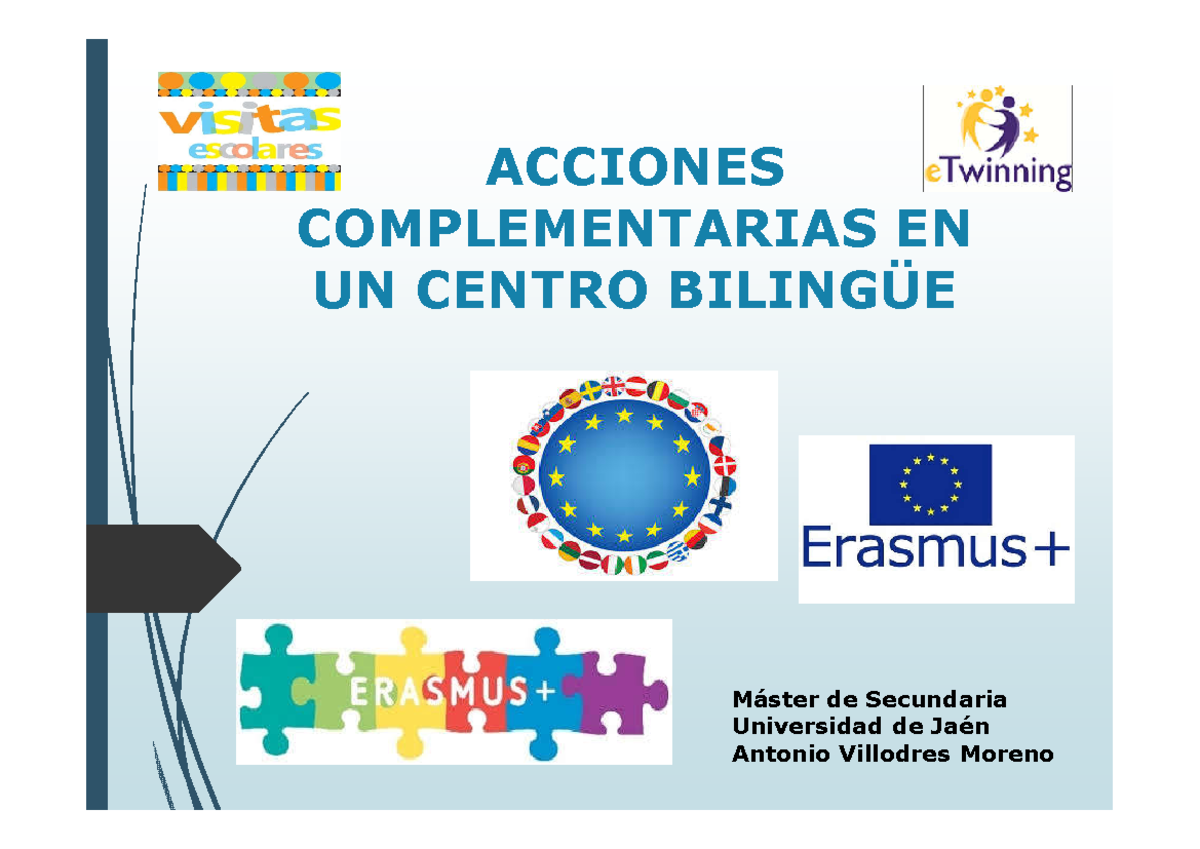 Acciones Complementarias Aicle 22-23 (opt) - ACCIONES COMPLEMENTARIAS EN UN CENTRO BILINGÜE ...