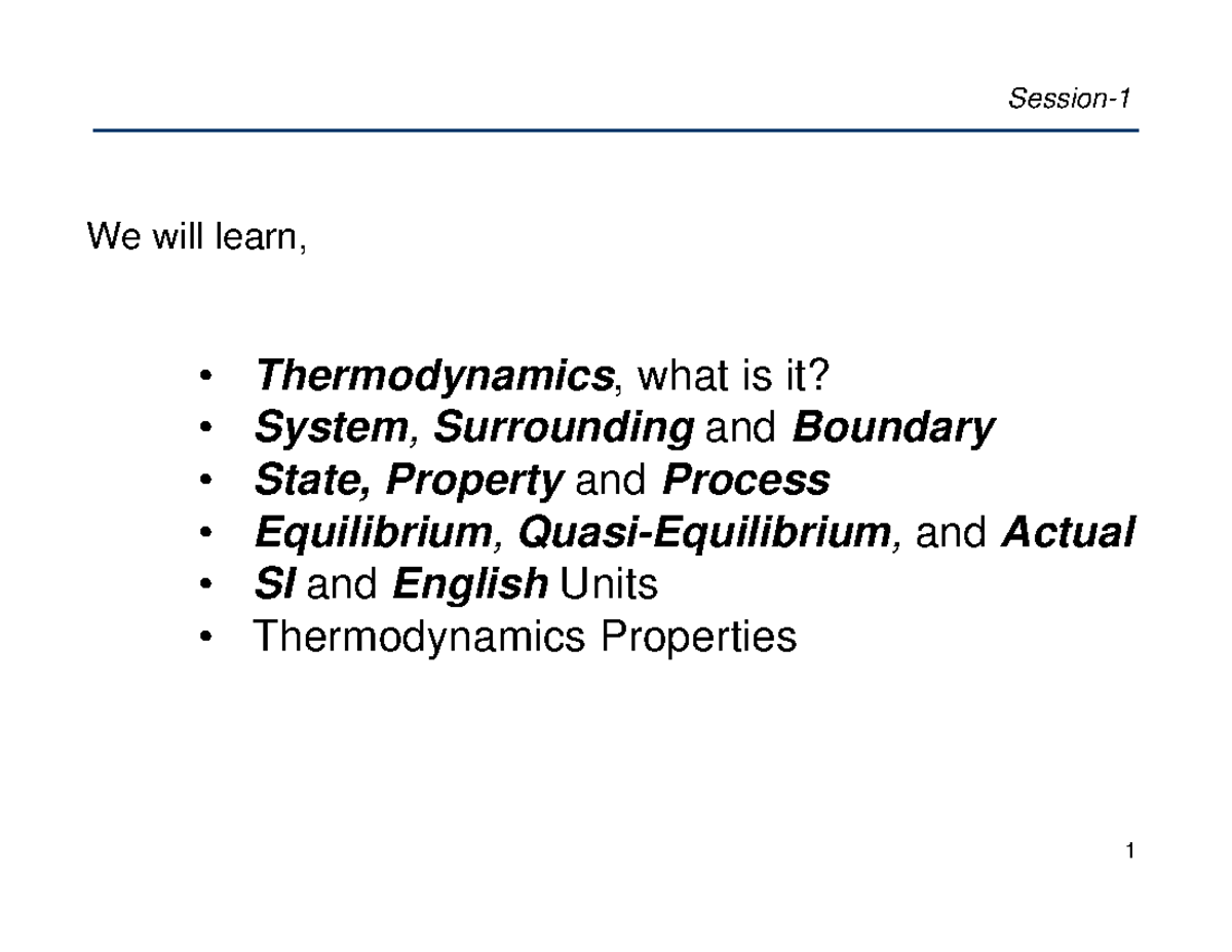 What is thermodynamics - We will learn, Thermodynamics, what is it ...
