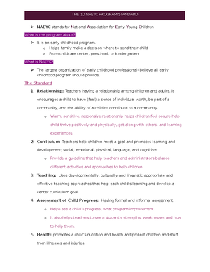 Chapter 1 History of Early Childhood Education - Summaries and lecture ...