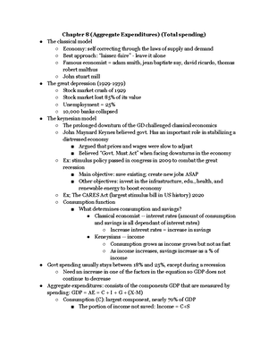 Macro Ch. 5 Notes - Intro to Macroeconomics - Chapter 5 (Intro to ...