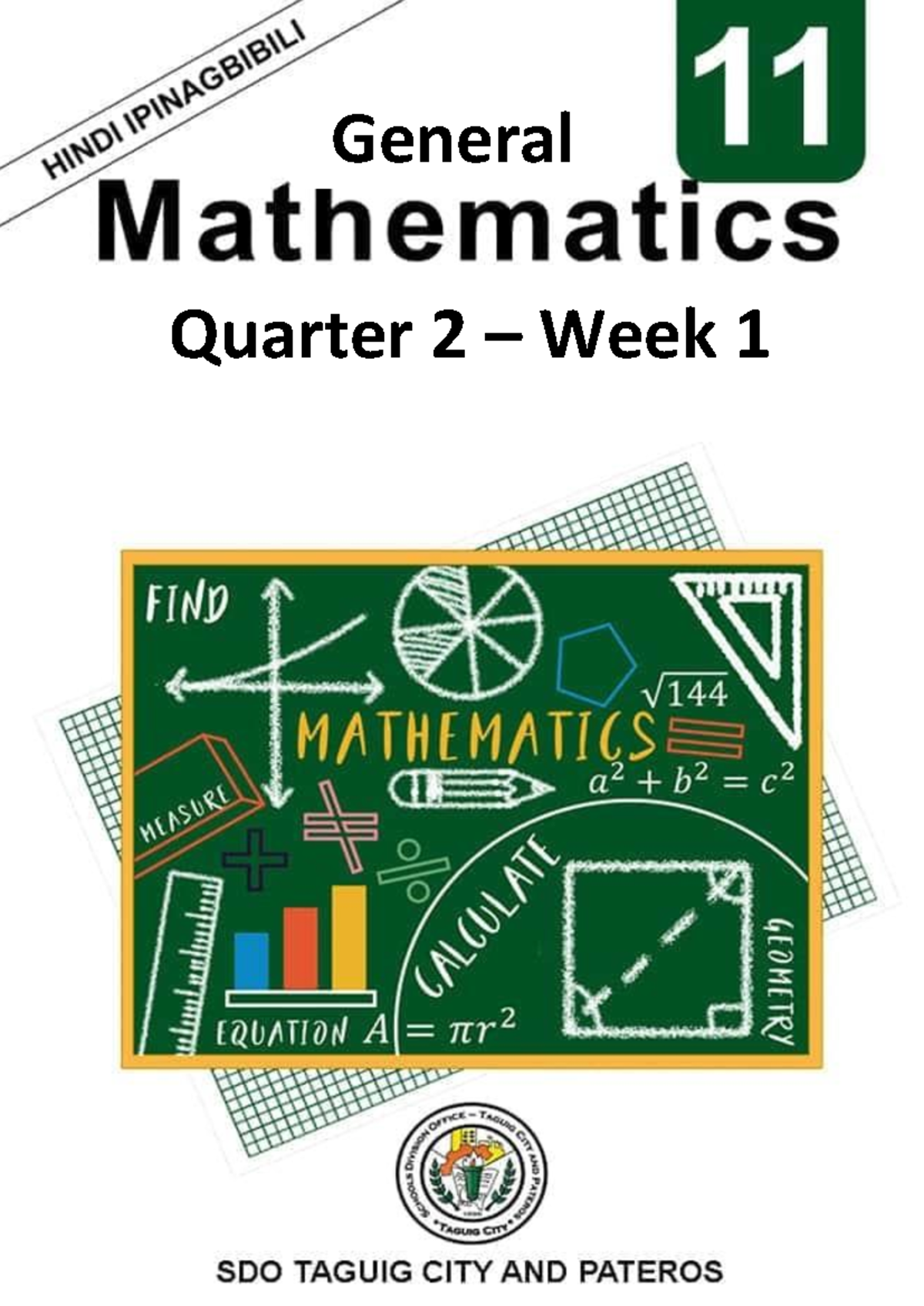 Genmathhybrid Q2 W1 Enhanced - Zzzzzz General Quarter 2 – Week 1 Introductory Message For the ...