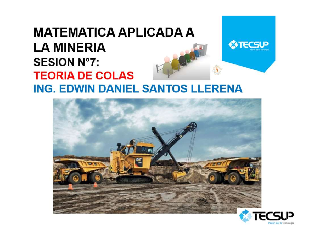 Sesion 7 - Teoria DE Colas - Taller de programacion - Studocu