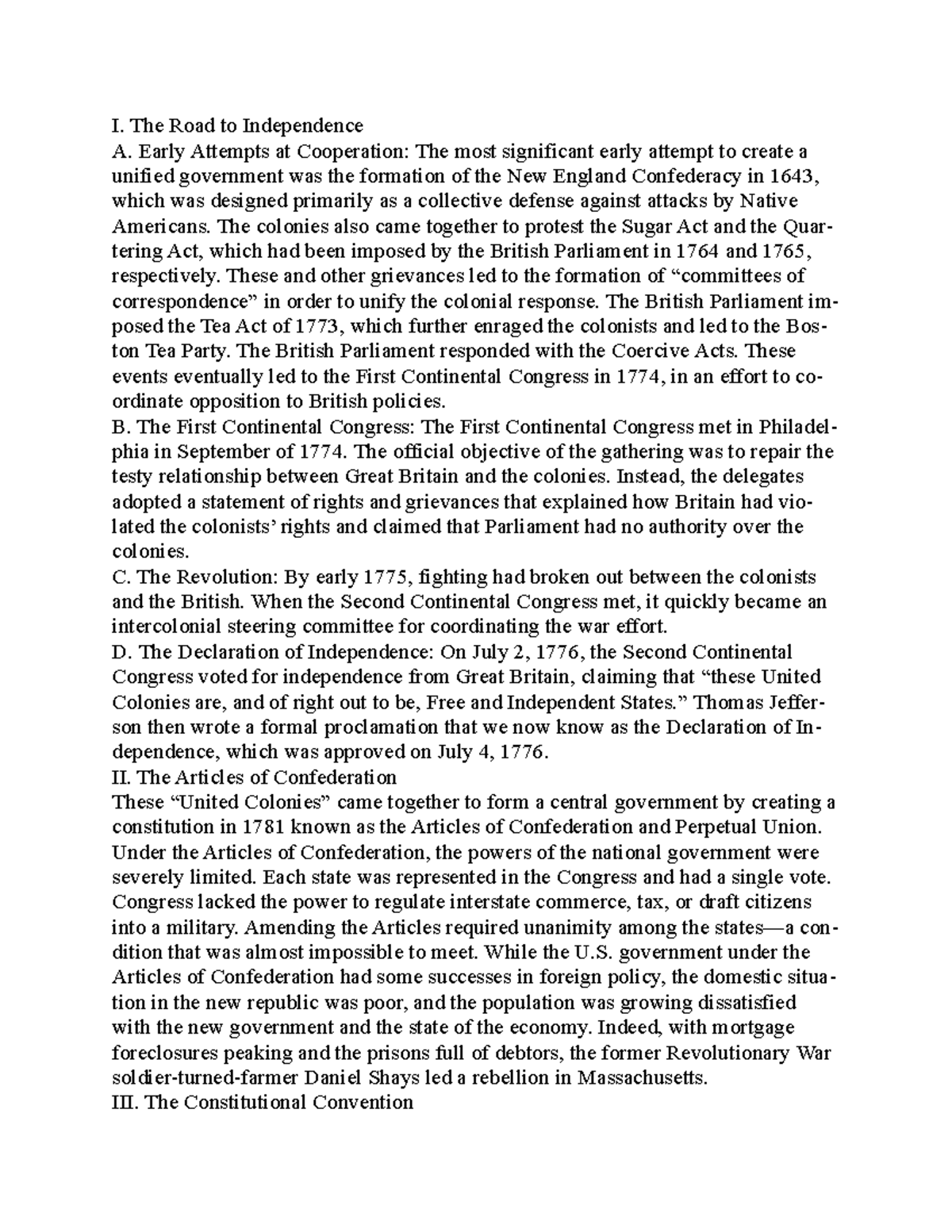 notes-chapter-2-i-the-road-to-independence-a-early-attempts-at