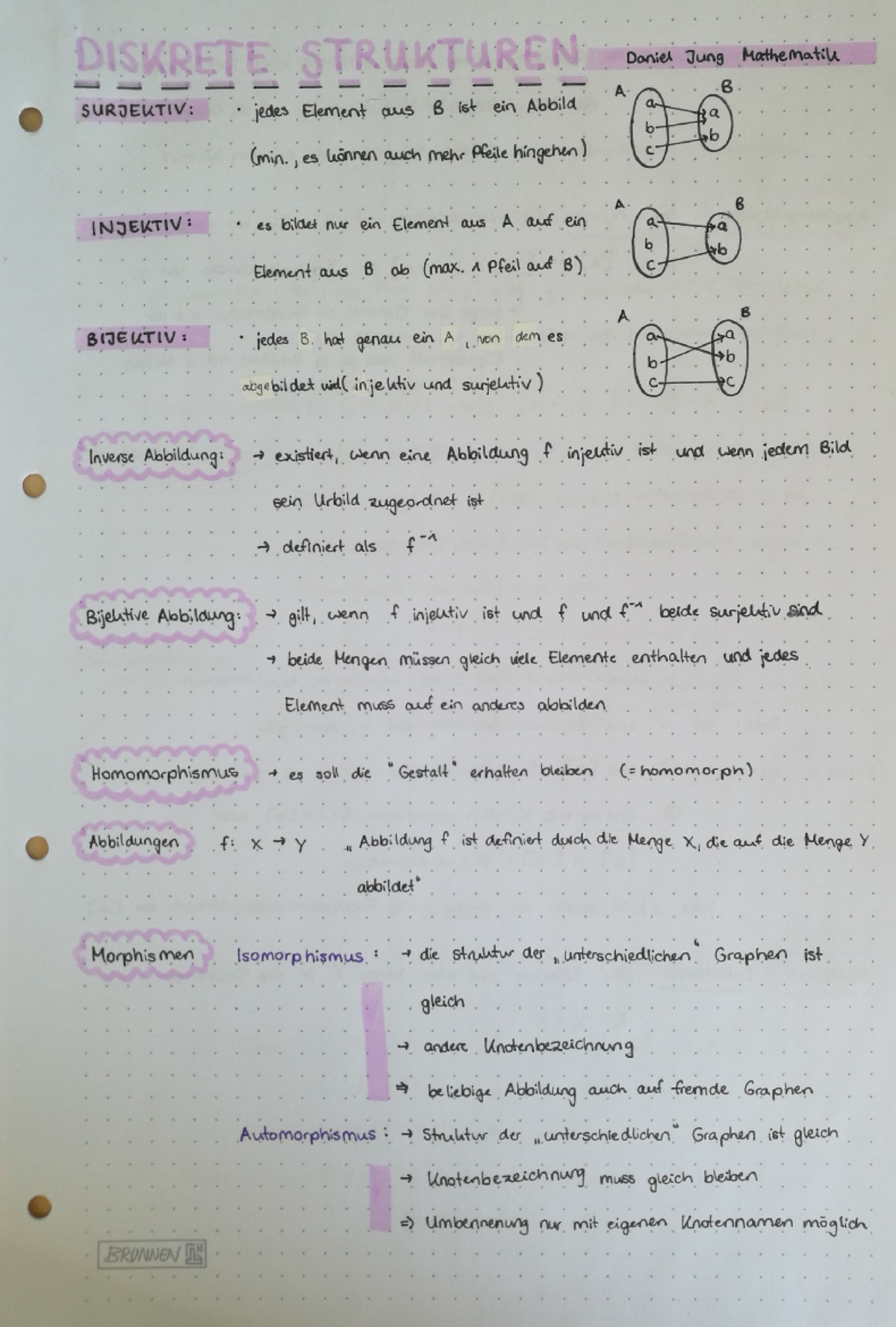 Diskrete Strukturen Unterschiedliches - DISKRETE STRUKTUREN Donie Jung ...