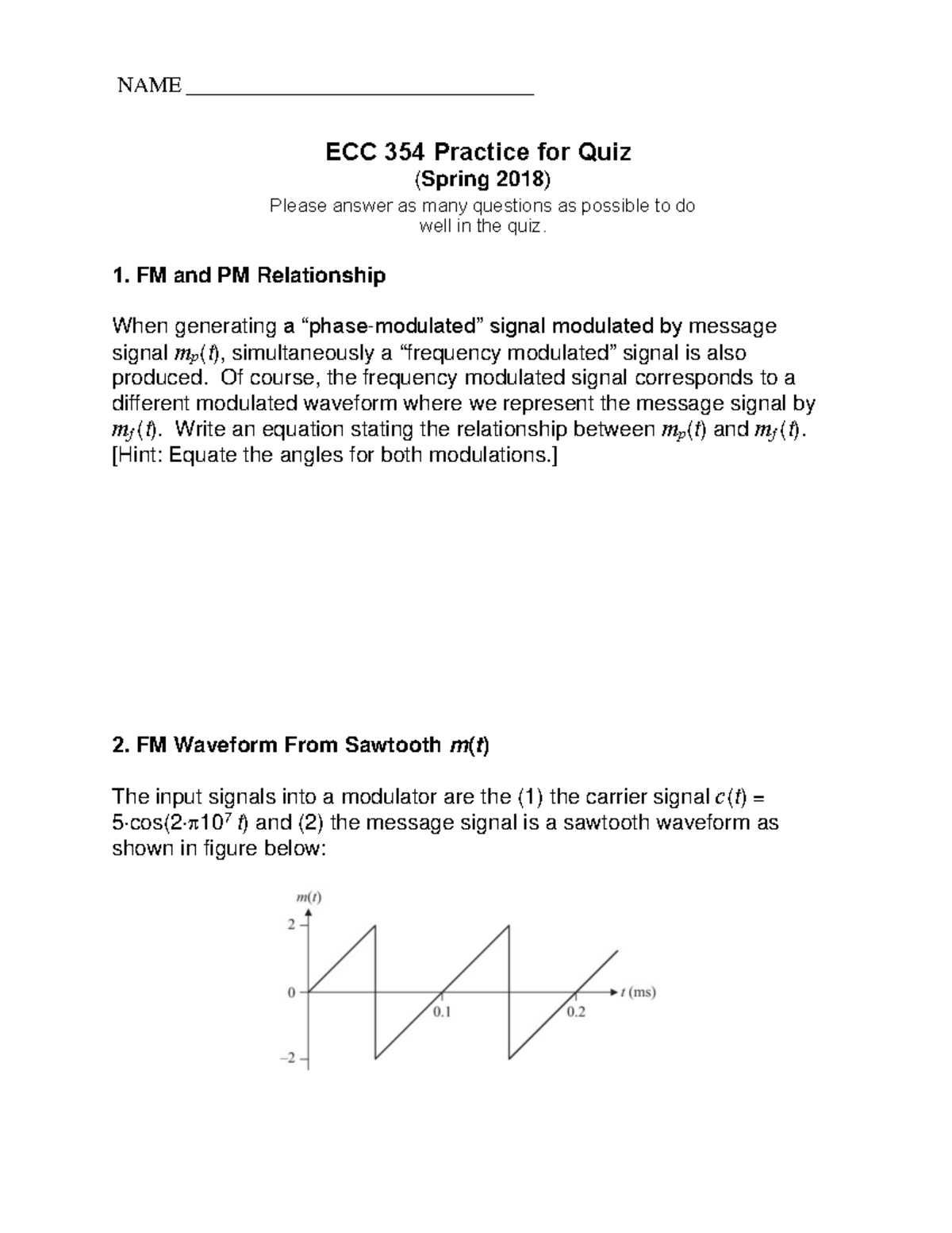 Final Exam Practice Warning Tt Undefined Function 32 Warning Tt Undefined Function 32