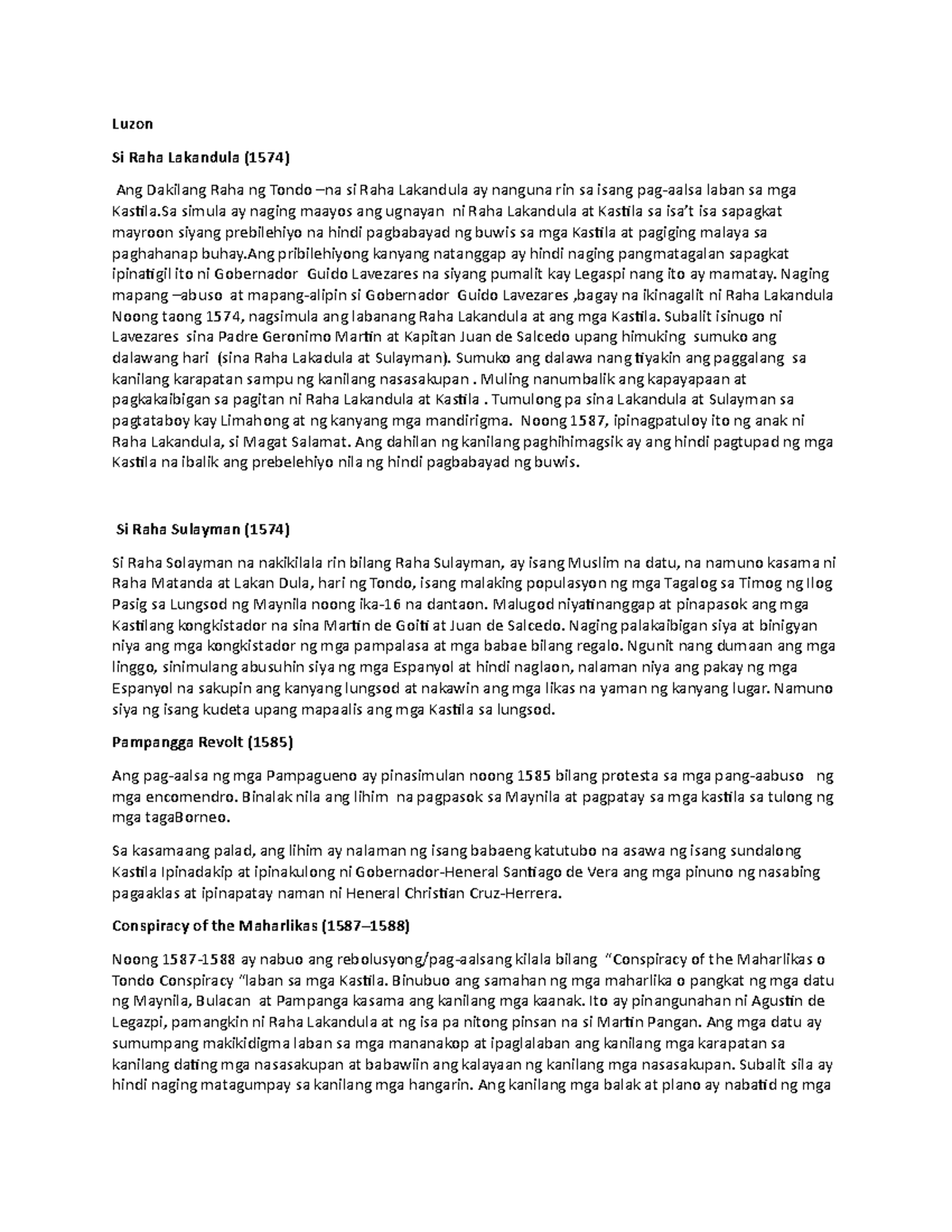 Rev oltsfg ffecwef wefw efefwewedwv evevev - Luzon Si Raha Lakandula ...