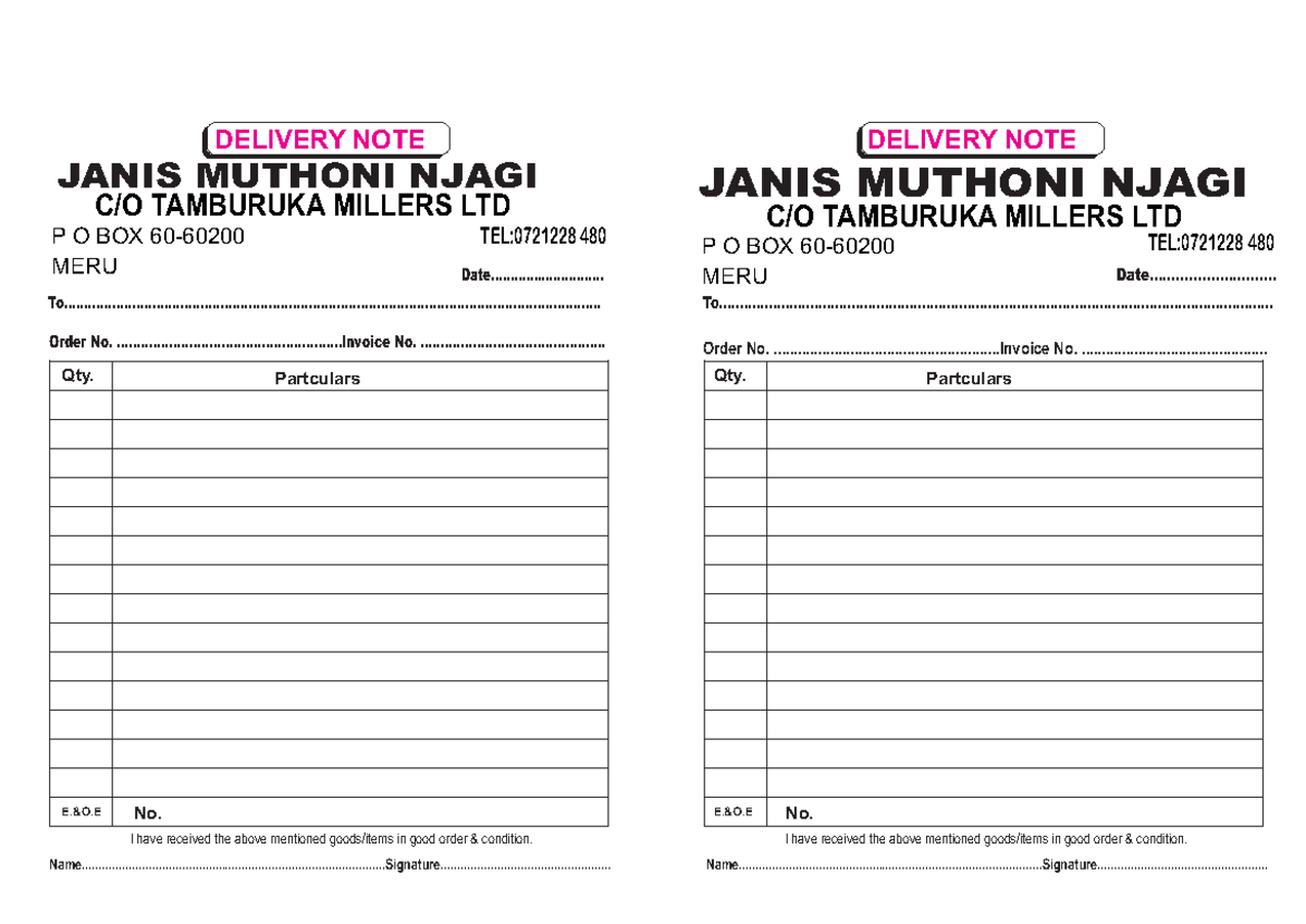 Janis Muthoni Delivery.pdf millers - - Studocu