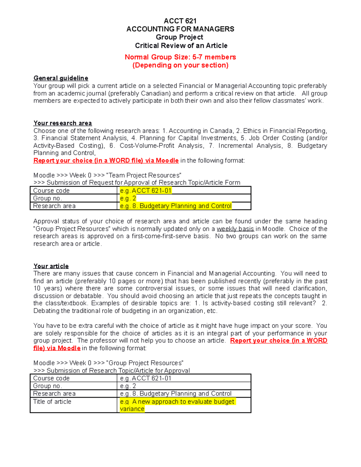 +ACCT 621-02,14,52 Group Project Guideline (Winter 2023) - ACCT 621 ...