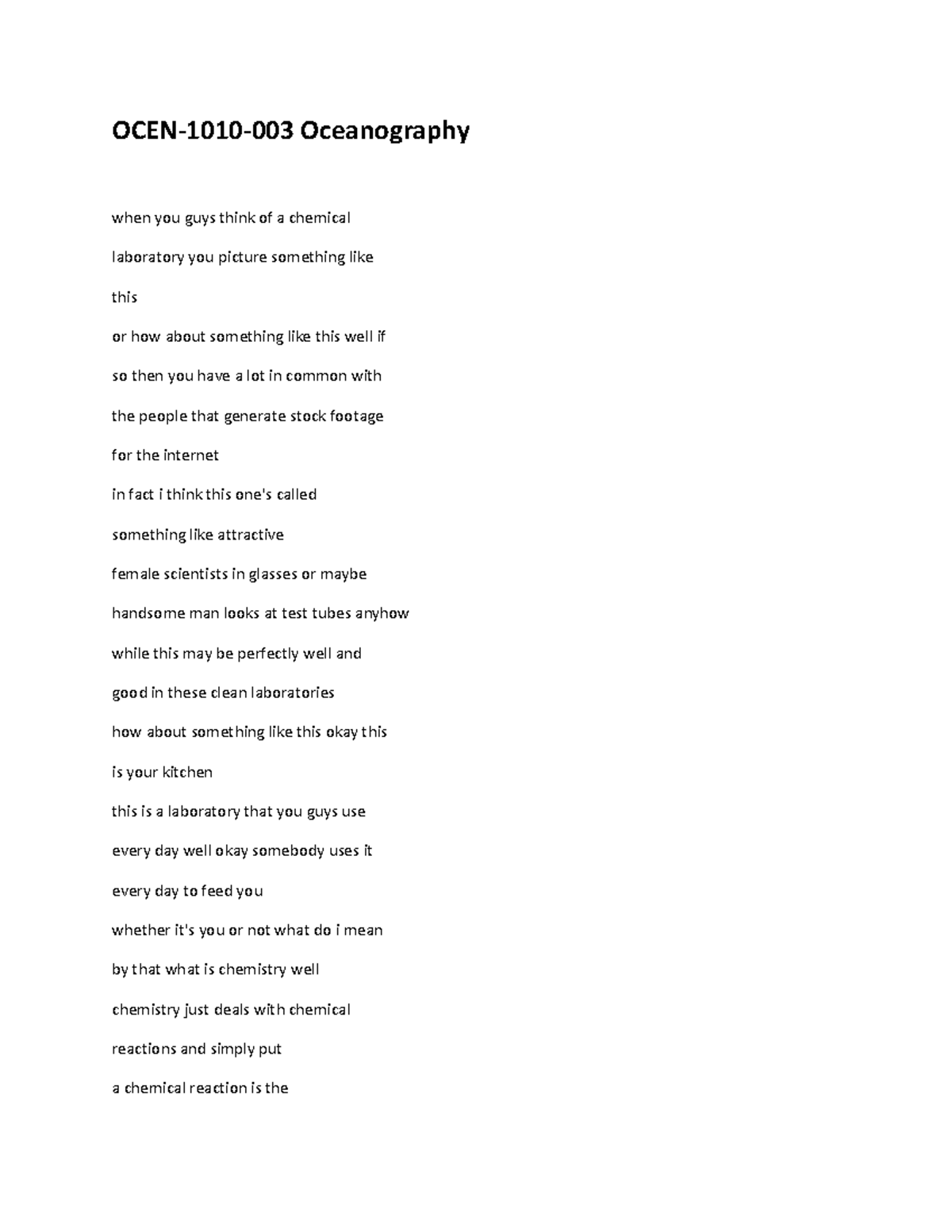 Doc1ocen - Geoff Harkness - OCEN-1010-003 Oceanography when you guys ...