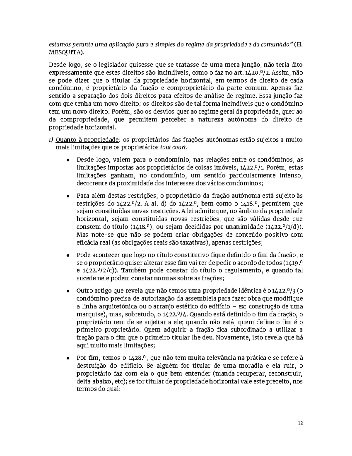 Propriedade horizontal 11 - estamos perante uma aplicação pura e ...