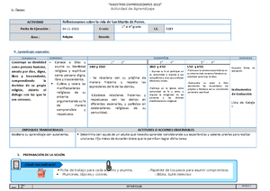1º U2 S5 Sesion D2 Religion LAS Virtudes DE Maria Maestras DE Primaria DEL PERU - la ...
