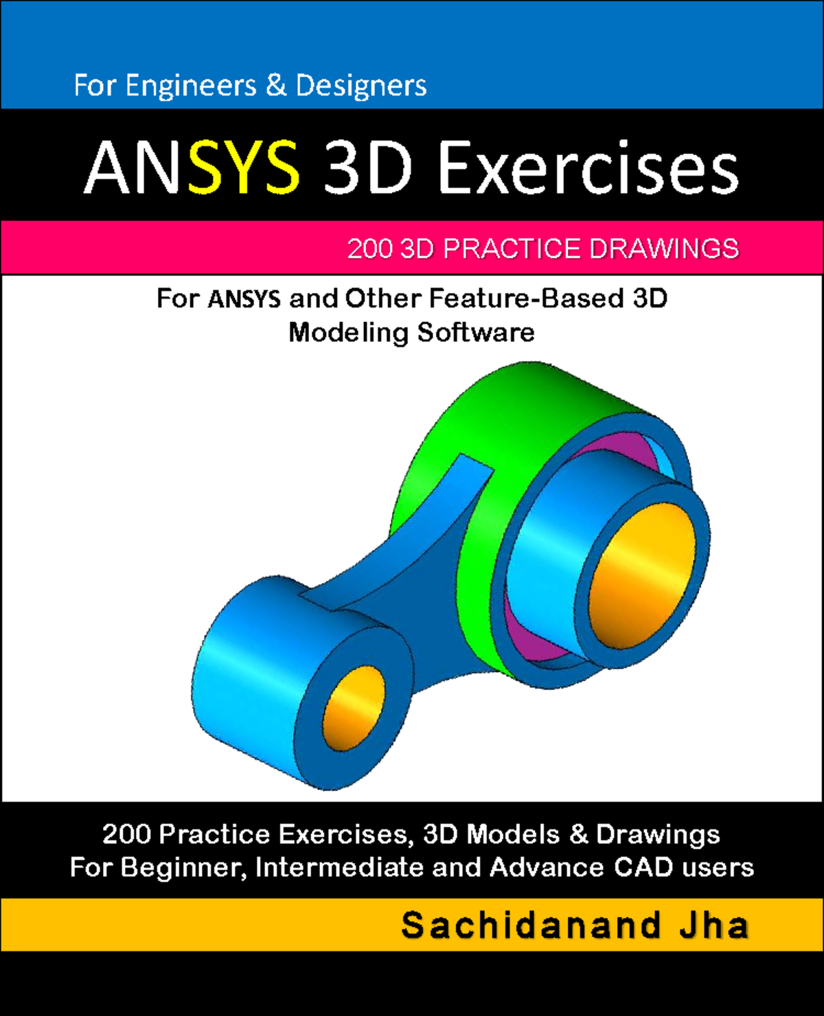 200 BÀI Ansys 3D - 200 Practice Exercises, 3D Models & Drawings For ...