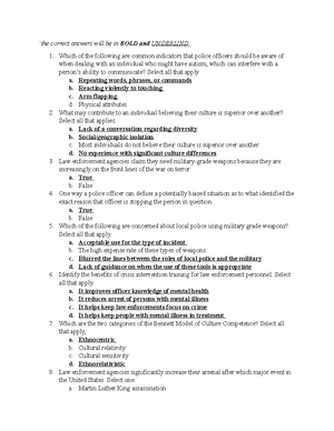 4-2 Module Four Practice Activity- Policing Scenarios Michelle Garcia ...