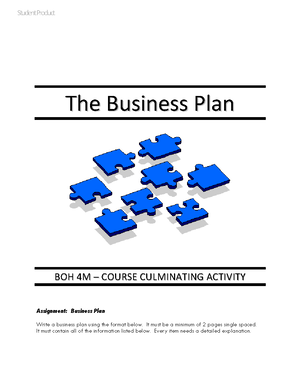 Planning quiz review - BOH4M: Review Sheet for Planning & Controlling ...