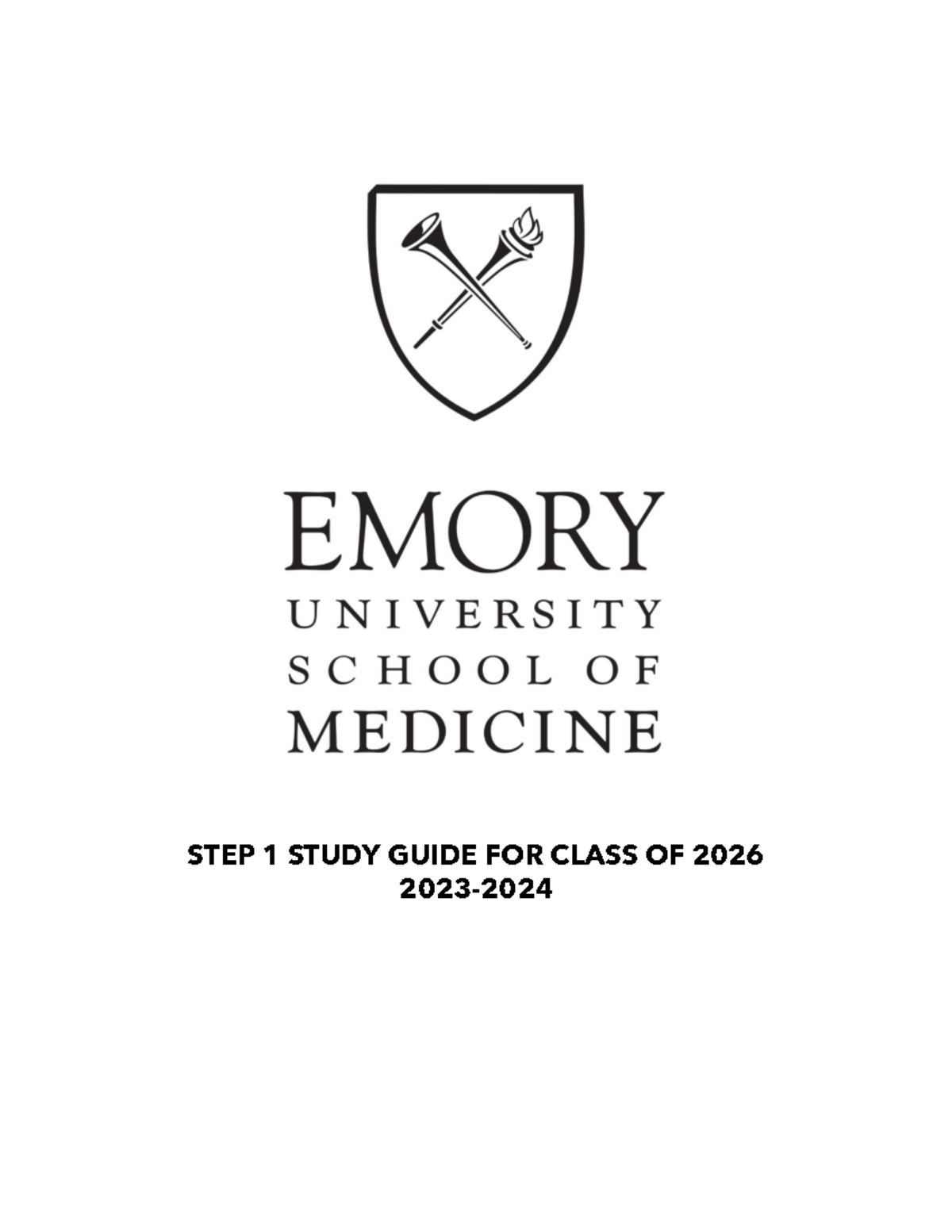 Step-1-guide - Table of Contents STEP 1 STUDY GUIDE FOR CLASS OF 2023 ...