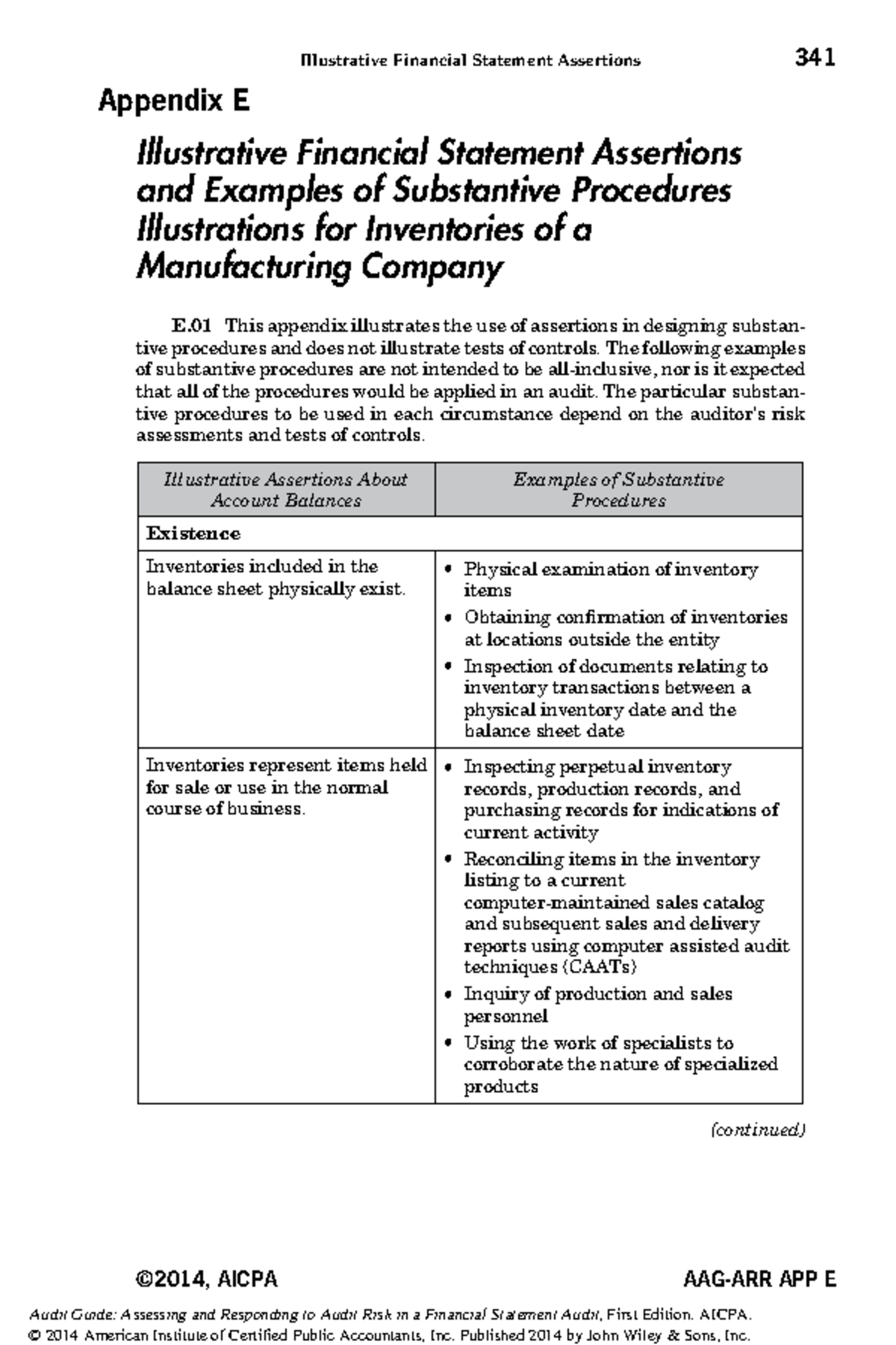 Audit Guide - 2016 - Appendix E Illustrative Financial Statement ...