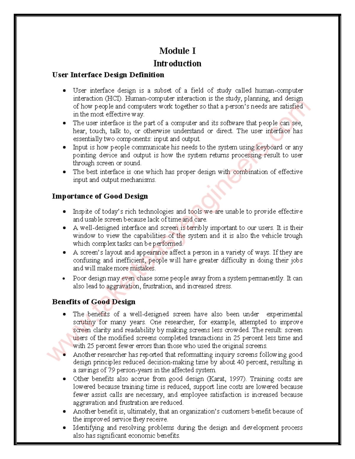 Mod1 tie - user interface designing notes - 0RGXOH , ,QWURGXFWLRQ 8VHU ...