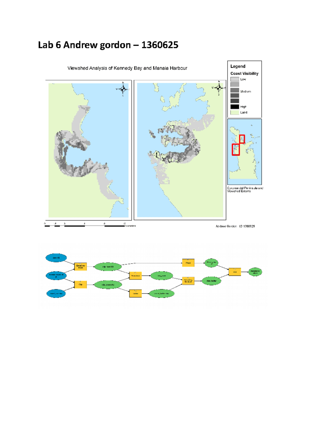 Lab 6 - GIS mapmaking lab - Lab 6 Andrew gordon – 1360625 Key ...