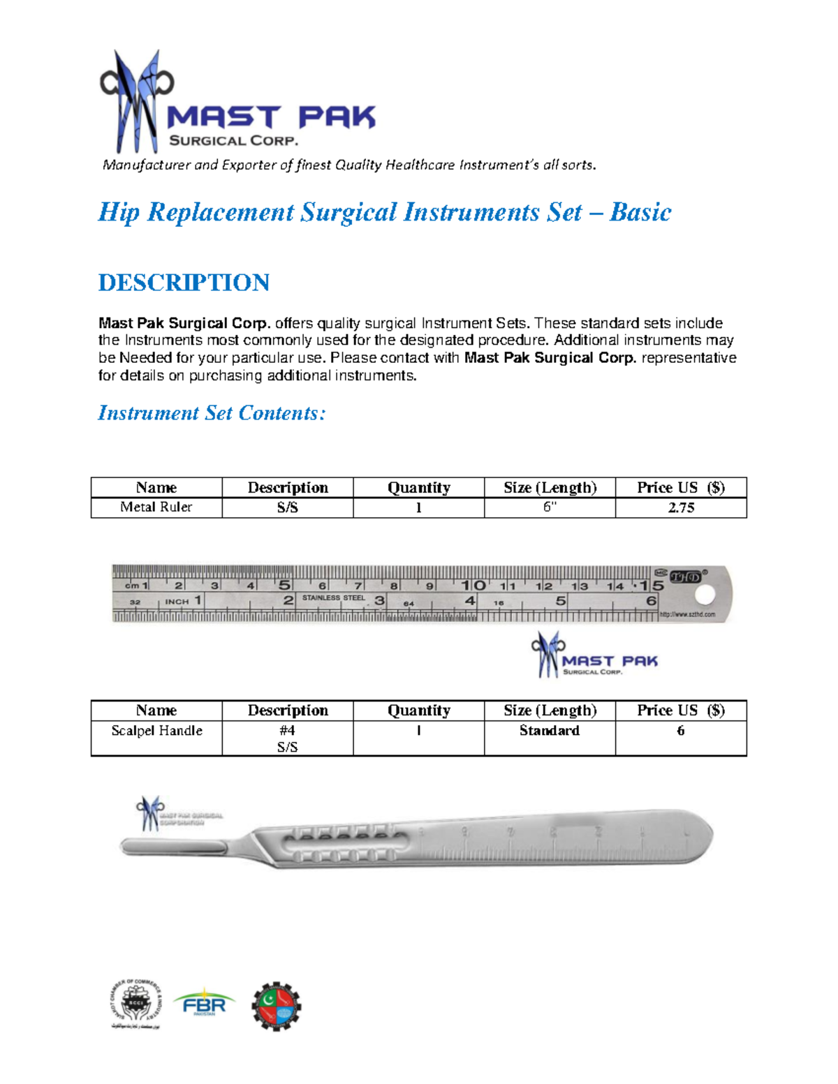 Hip Replacement Surgical Instruments Set - offers quality surgical ...