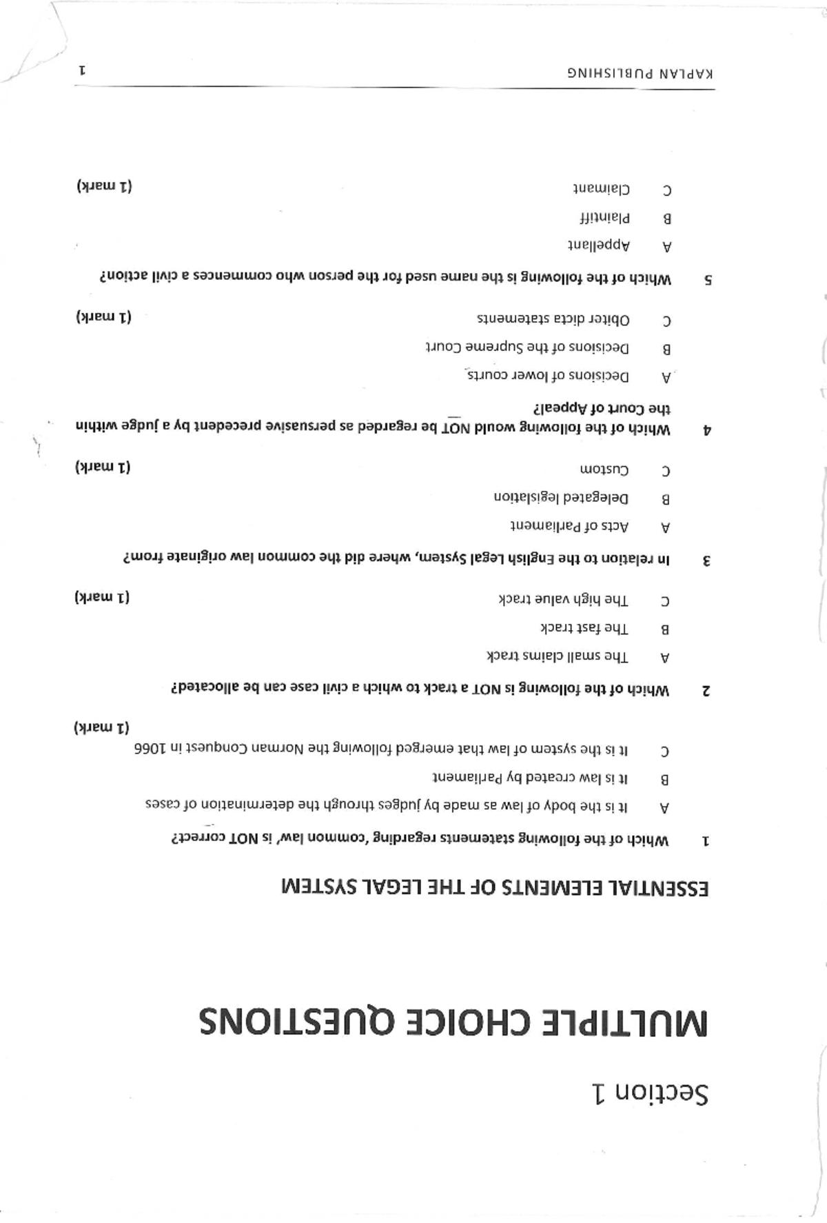 ACCA Law Questions - Studocu