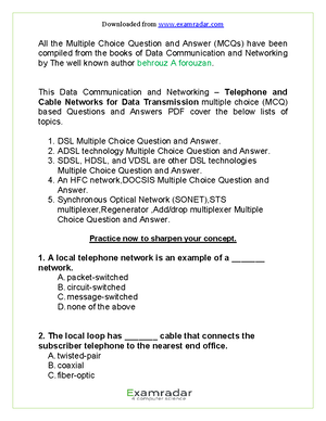 CH 19 Network Layer Logical Addressing multiple choice questions and answers pdf - All the ...