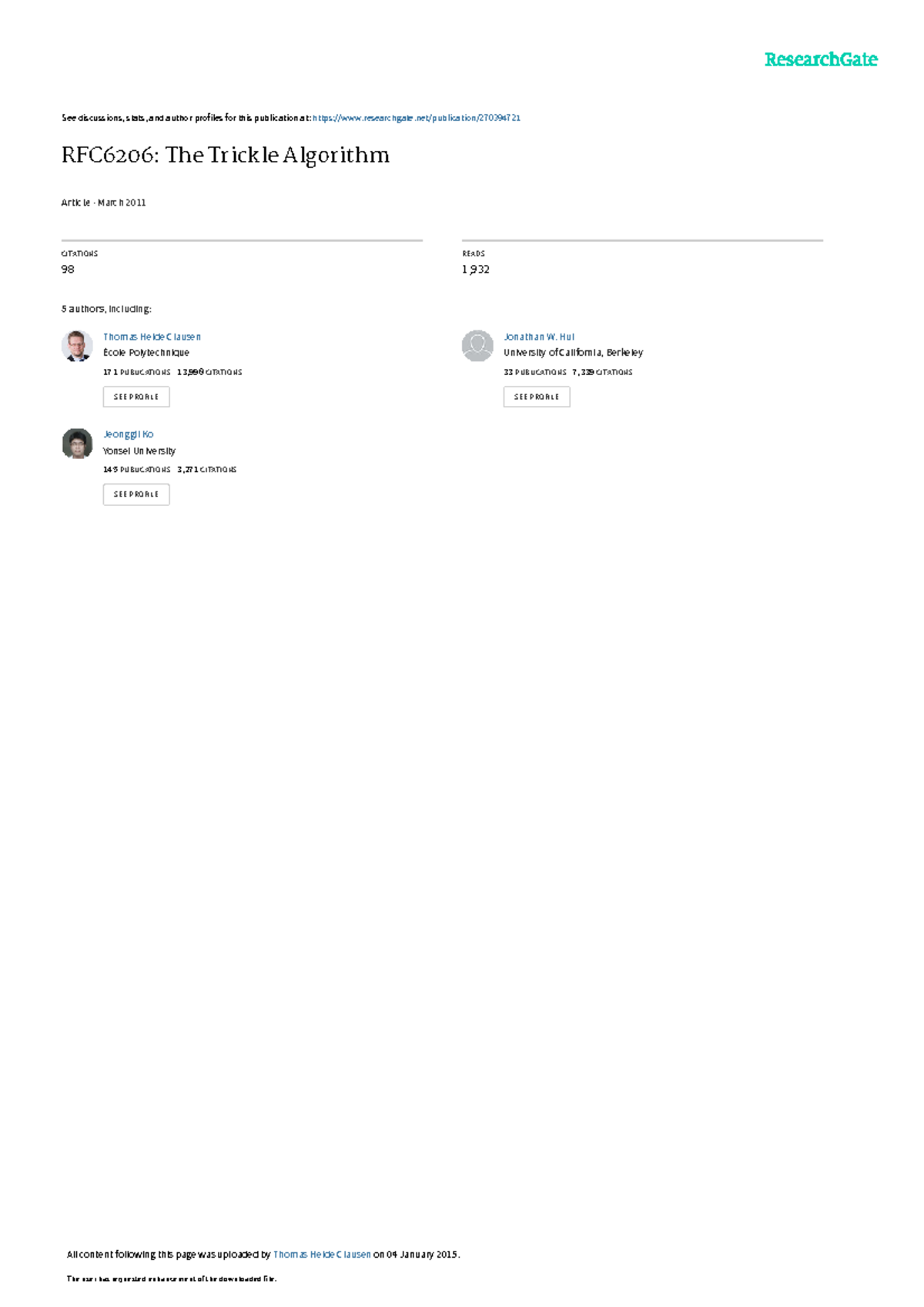Rfc6206 - See discussions, stats, and author profiles for this ...