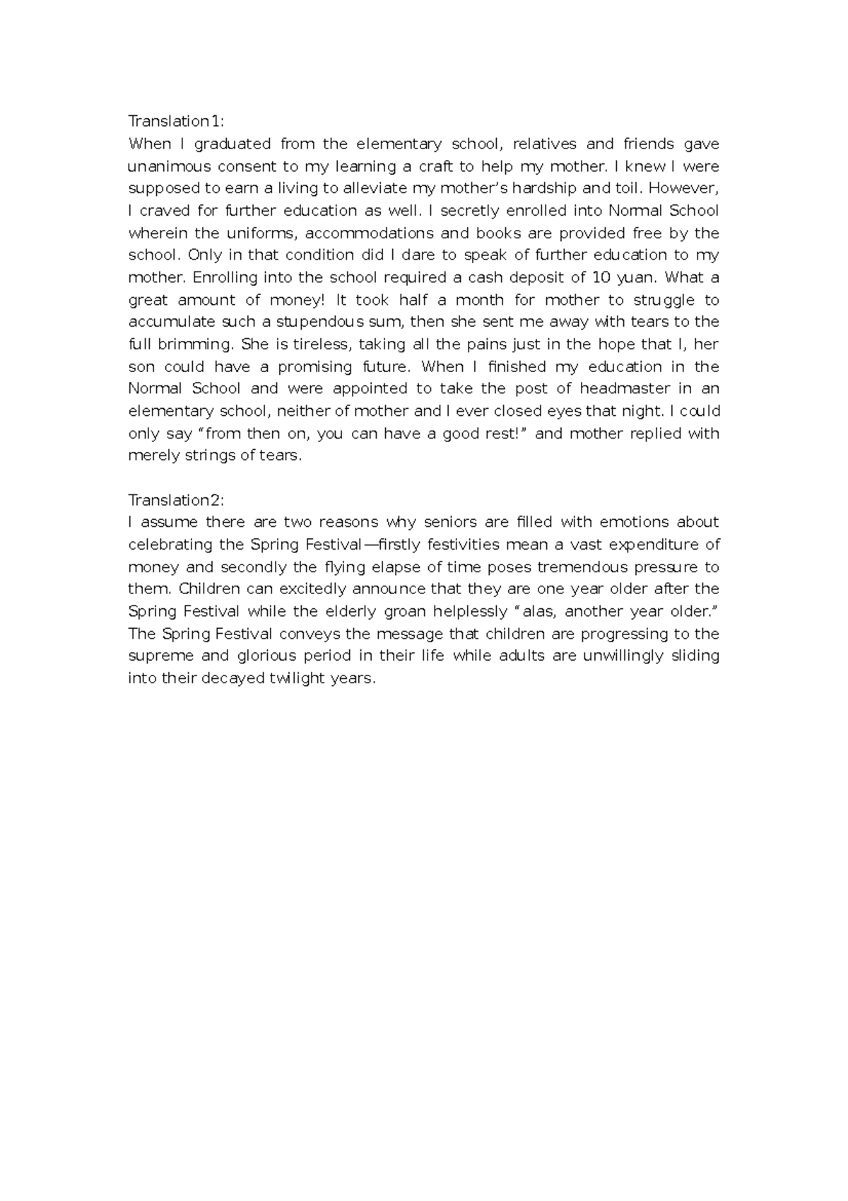 Translation assignments for academic writing - Academic Writing(Eng ...