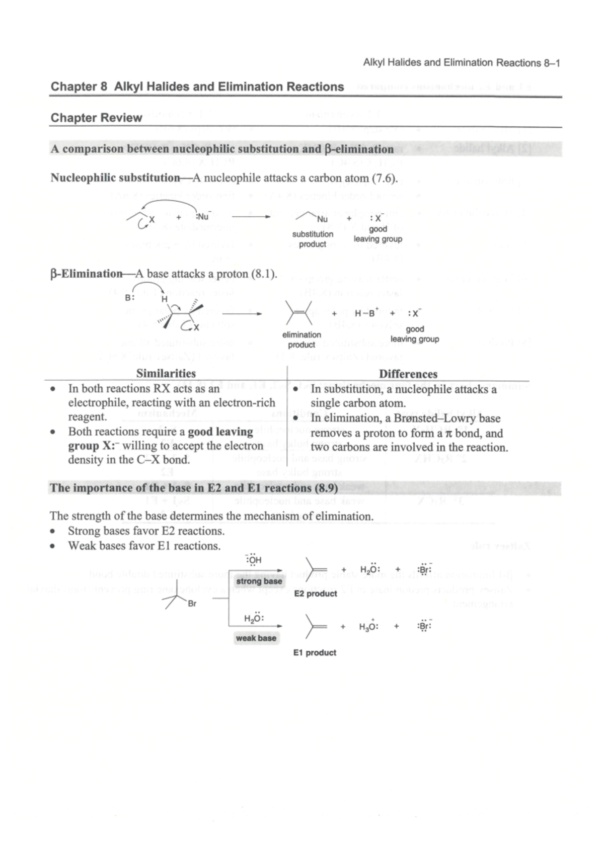 Ch8 - Chapter 8 - Organic Chemistry I - Studocu