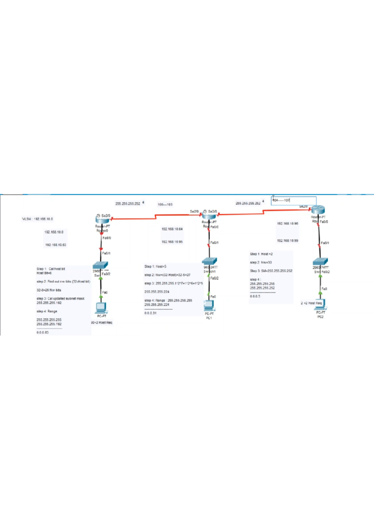 Vlsm static routing - lab computer neworking - Internet working ...