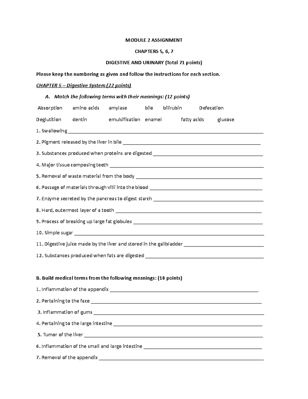 New Module 2 Assignment Ch 5, 6, 7 - MODULE 2 ASSIGNMENT CHAPTERS 5, 6 ...