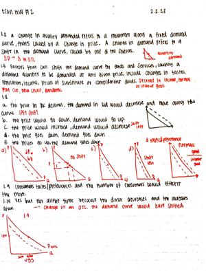 Economics Homework [economics] - Economics Homework # 3. serena Land ...