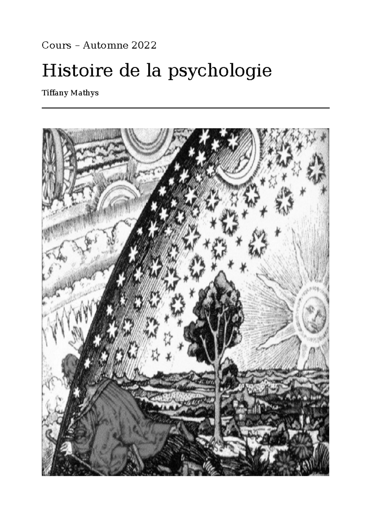 Cours - Partie I (Histoire de la psychologie) - Cours – Automne 2022 ...