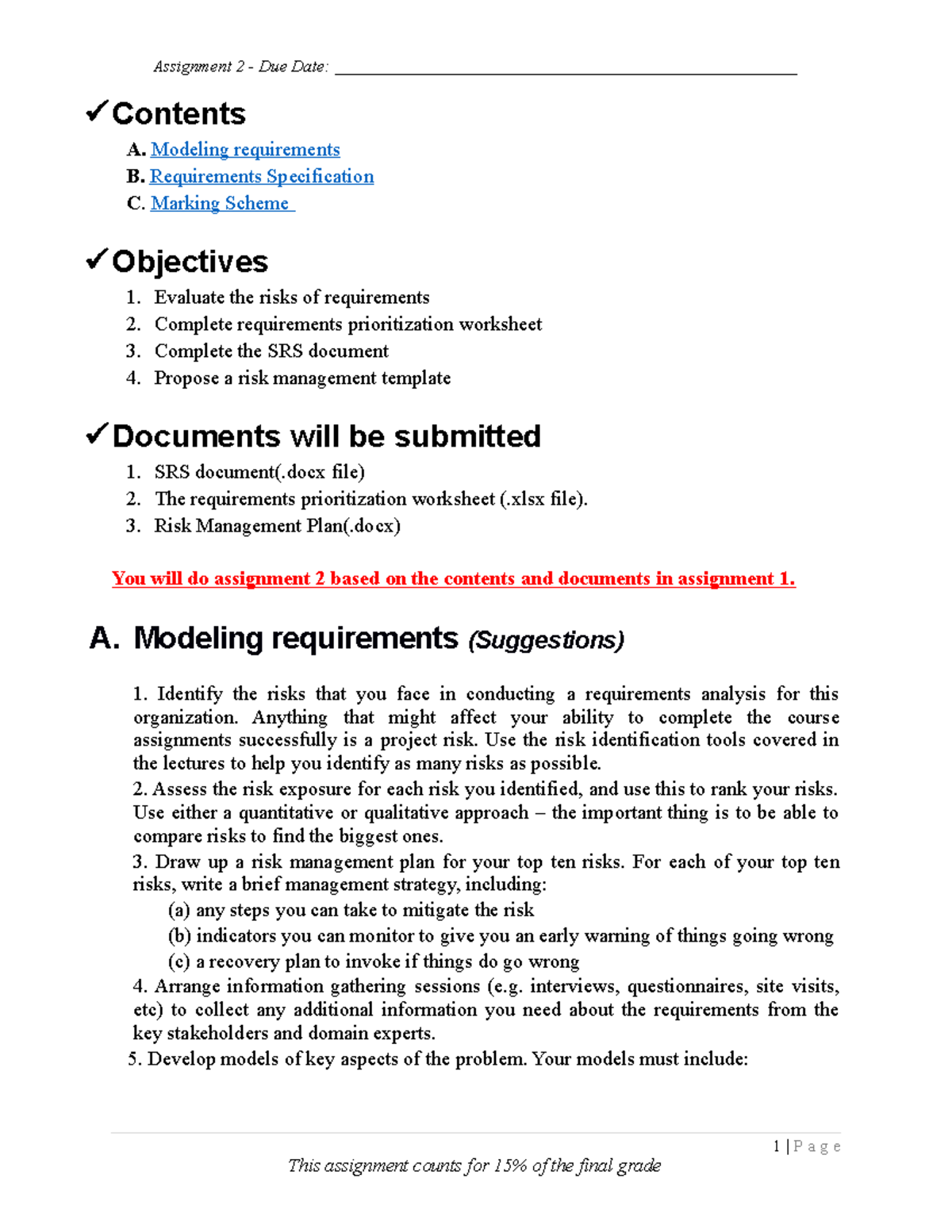 Assignment 2 - this is homework - _Assignment 2 - Due Date: - Studocu