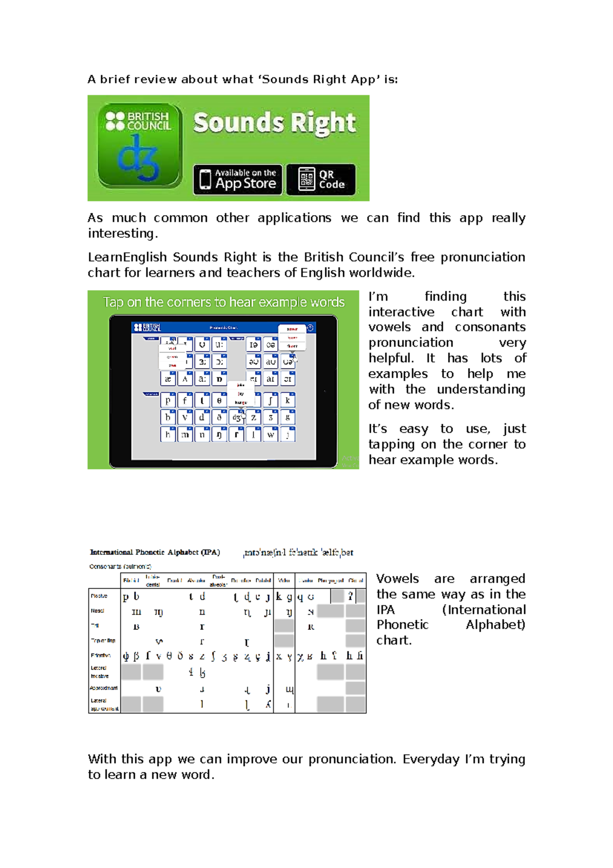 A brief review about Sounds Right - A brief review about what ‘Sounds ...