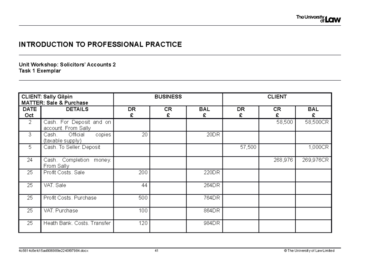 2223 ipp 02 ce02 task 01 exemplar - INTRODUCTION TO PROFESSIONAL PRACTICE Unit Workshop ...