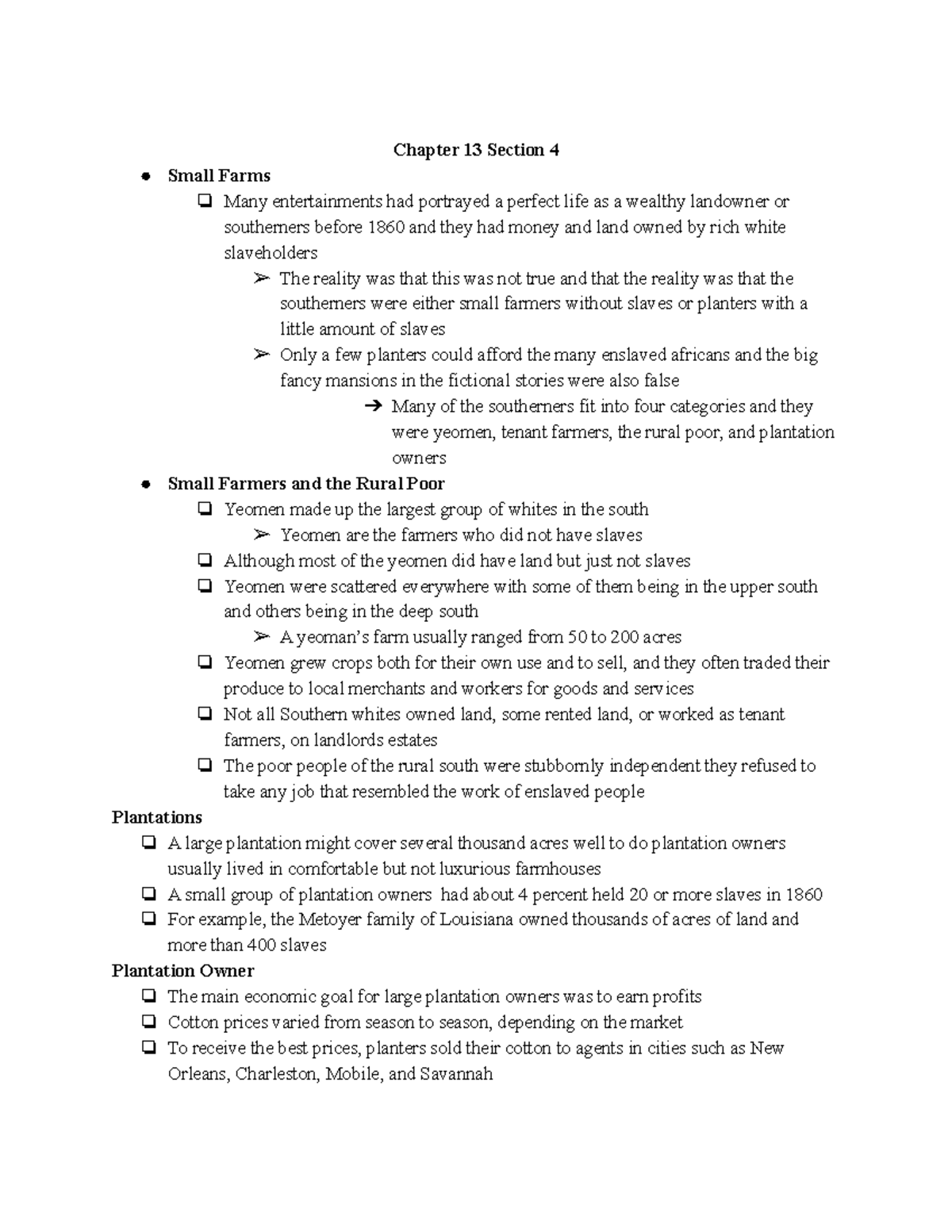 Chapter 13 Section 4 - Chapter 13 Section 4 Small Farms Many ...