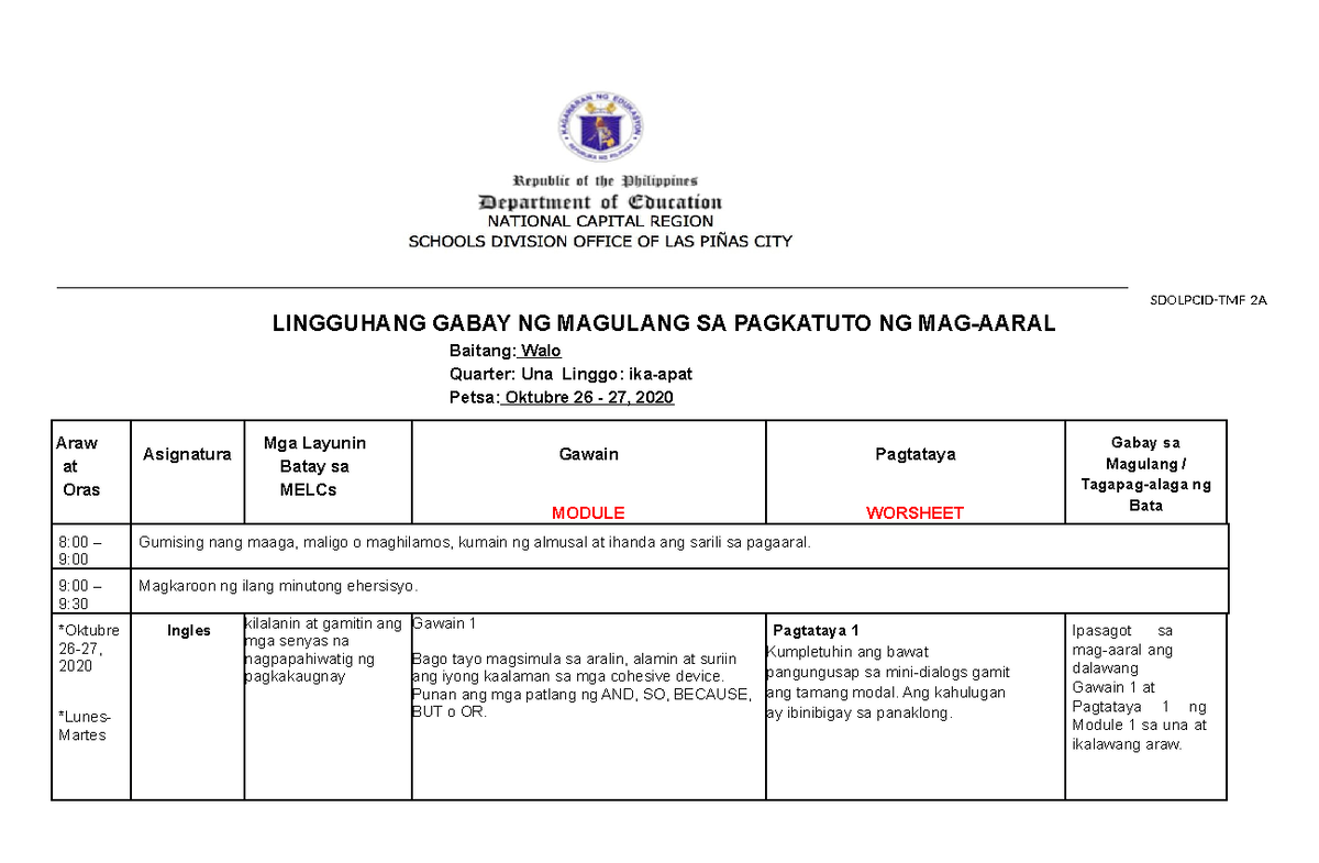 2A-Week-4 - Guide FOR GABAY - SDOLPCID-TMF 2A LINGGUHANG GABAY NG ...