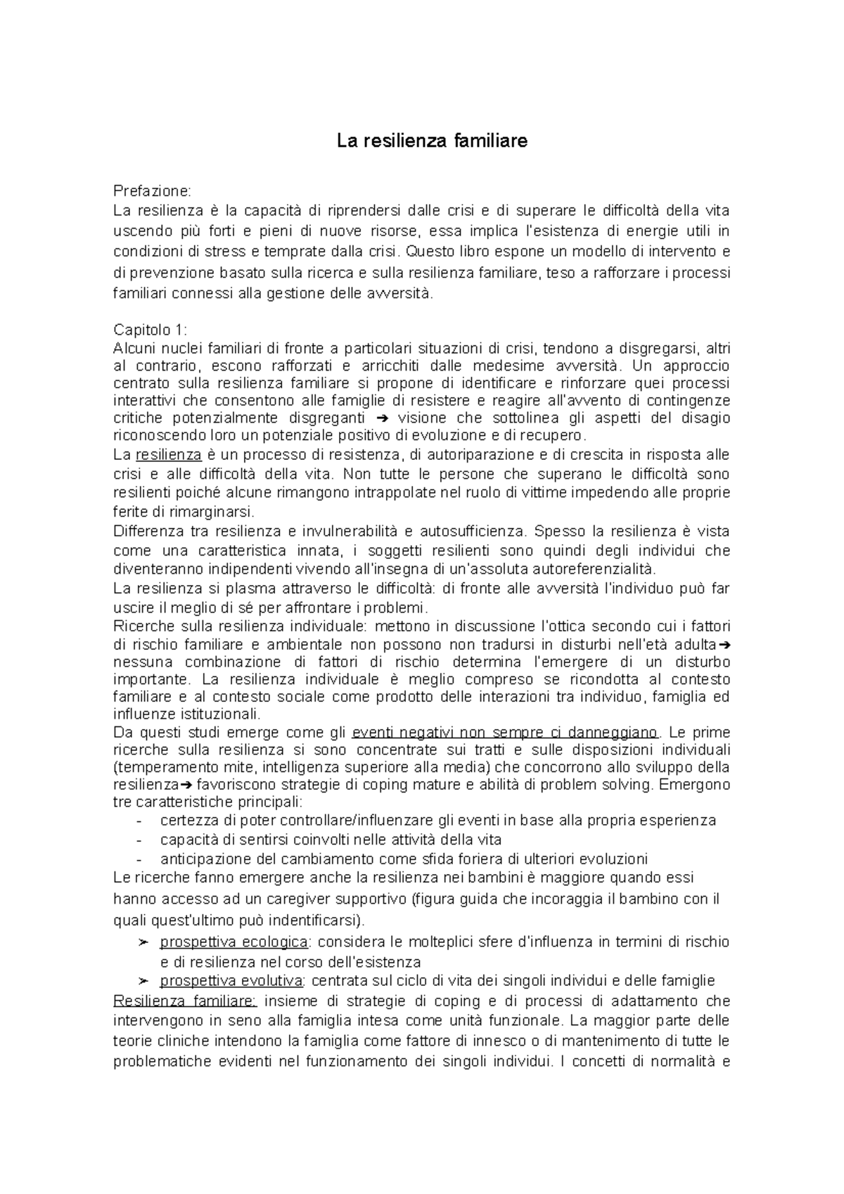 Resilienza familiare, Froma Walsh - La resilienza familiare Prefazione ...