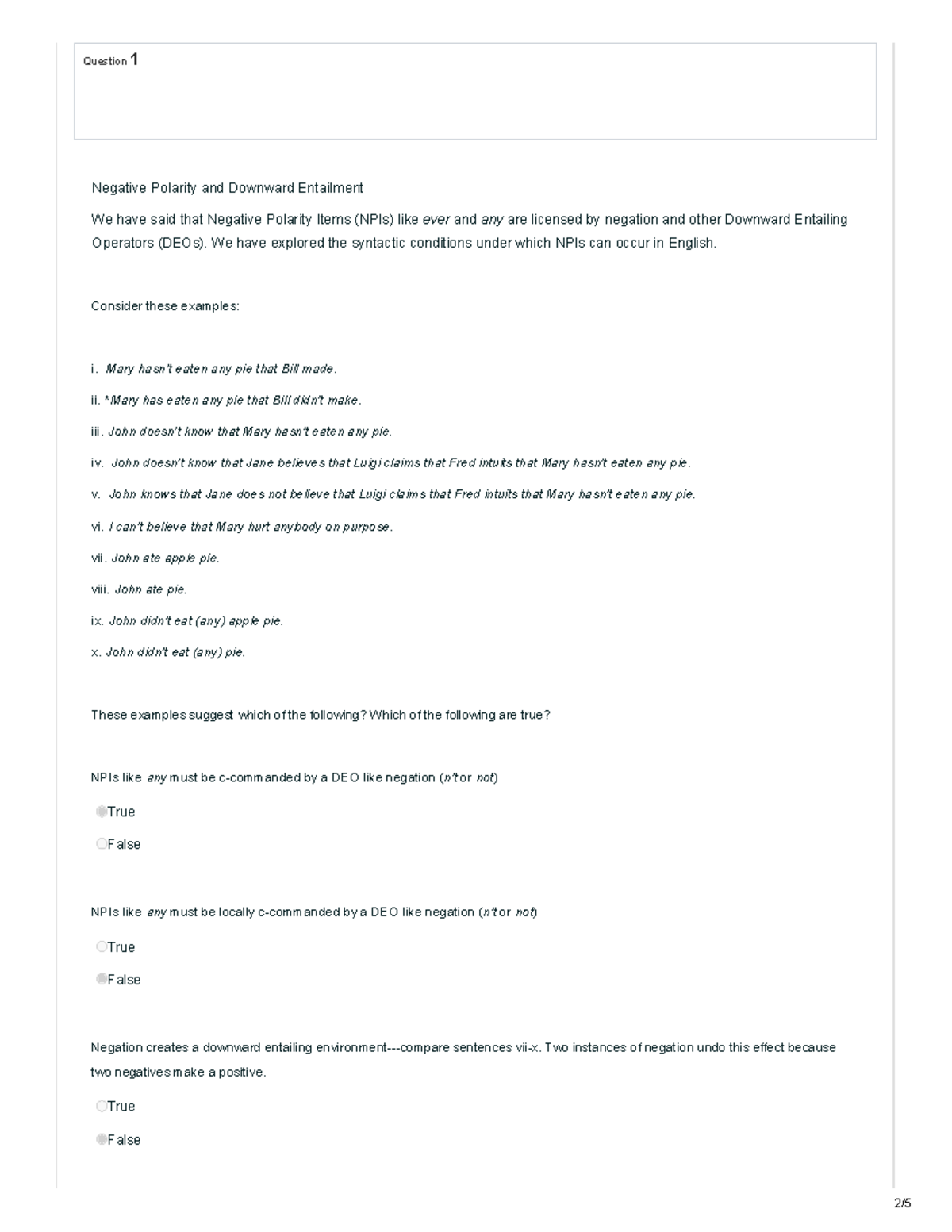 NPI quiz - NPI quiz - 11/26/23, 7:26 PM NPI quiz: Attempt review - Studocu