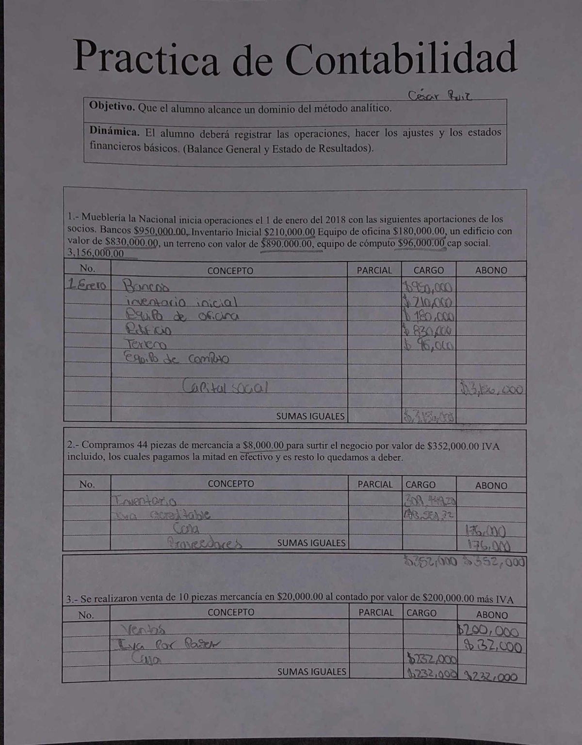 Práctica contabilidad -comprimido - CONTABILIDAD - Studocu
