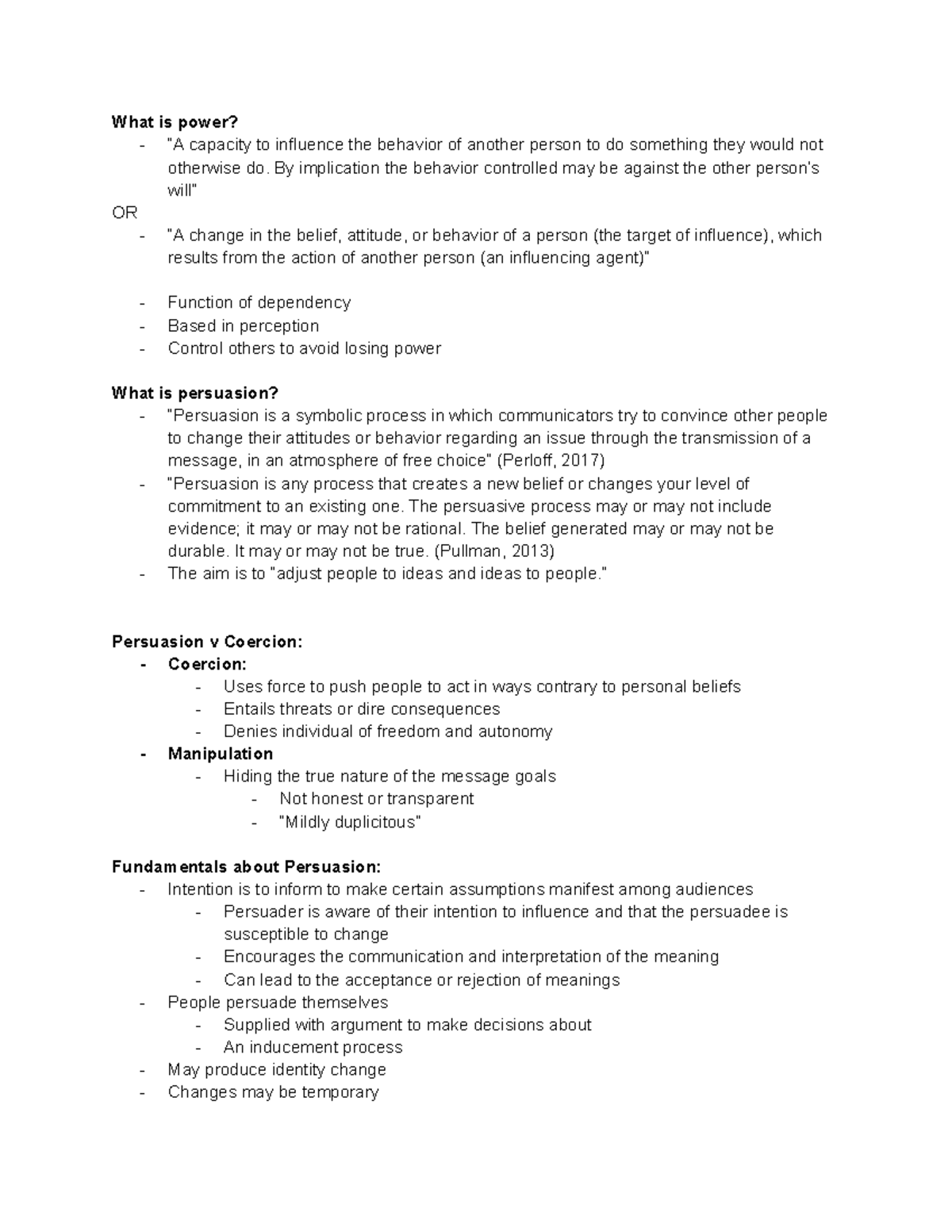 Week One Lecture - Introduction - Power and Persuasion - AUT - StuDocu