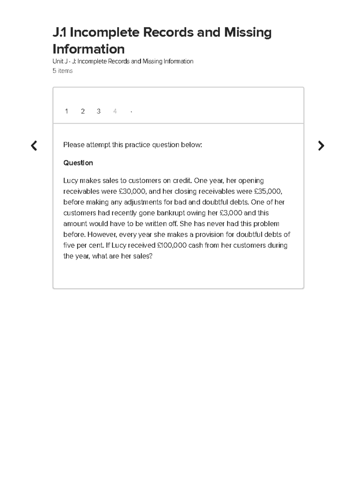 AC1025 Incomplete Records and Missing Info Question - J Incomplete ...