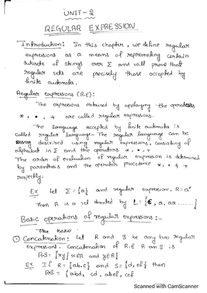 Introduction to finite automata - Theory of Computation - Studocu